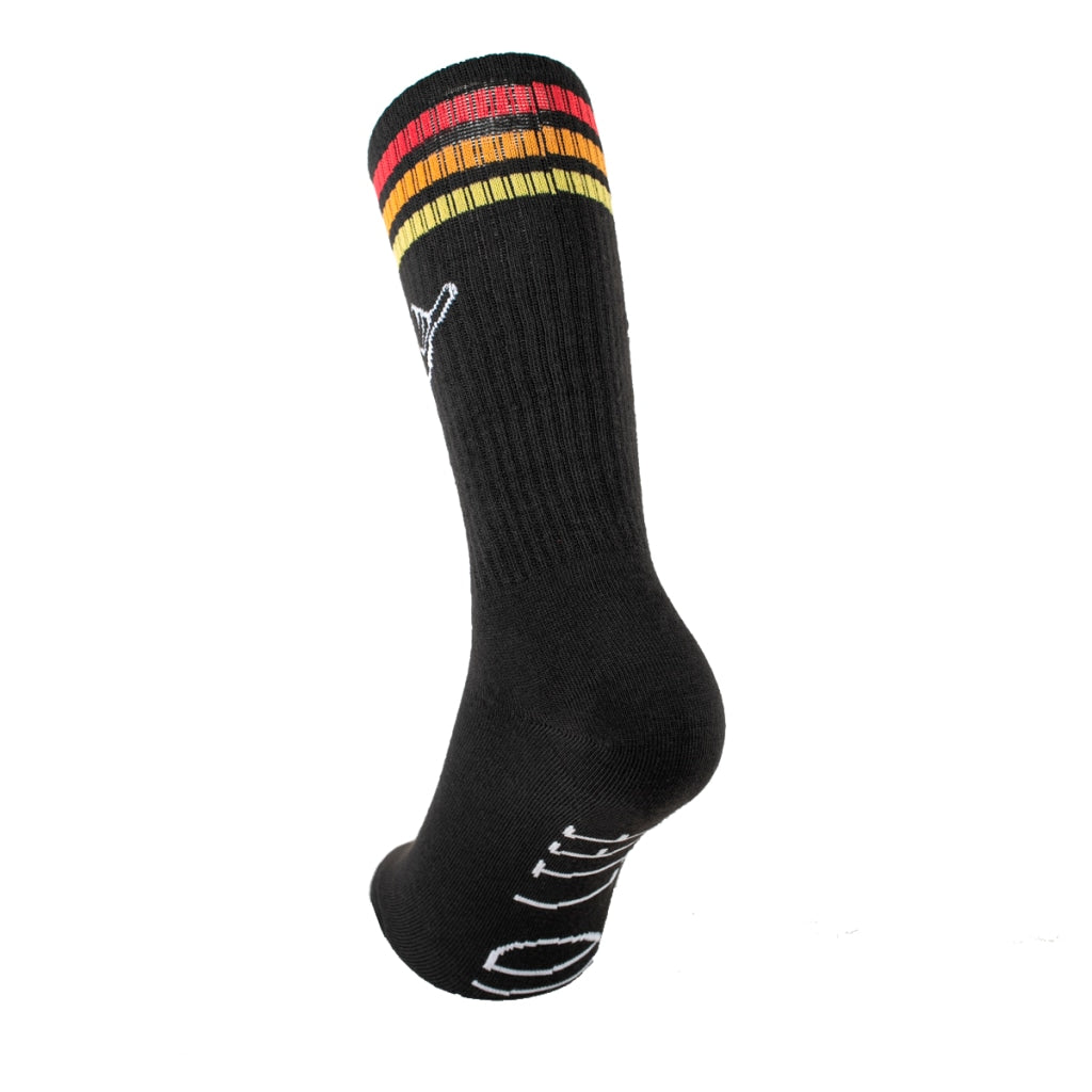 CALCETIN SHAKA STRIPES BLACK – gudlifeshop
